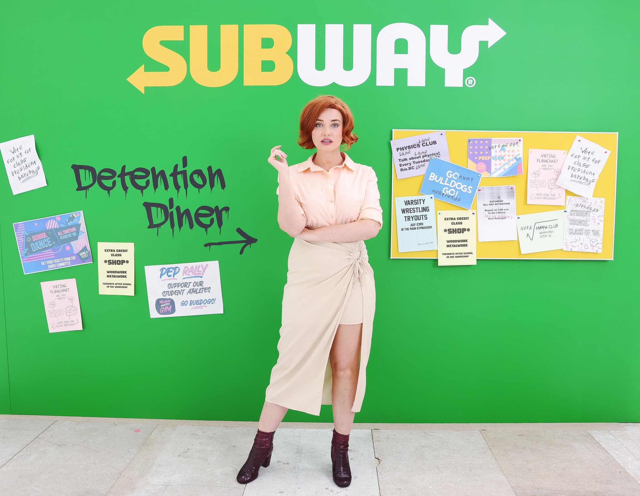 Subway® have created the Detention Diner, a pop-up restaurant inspired ...