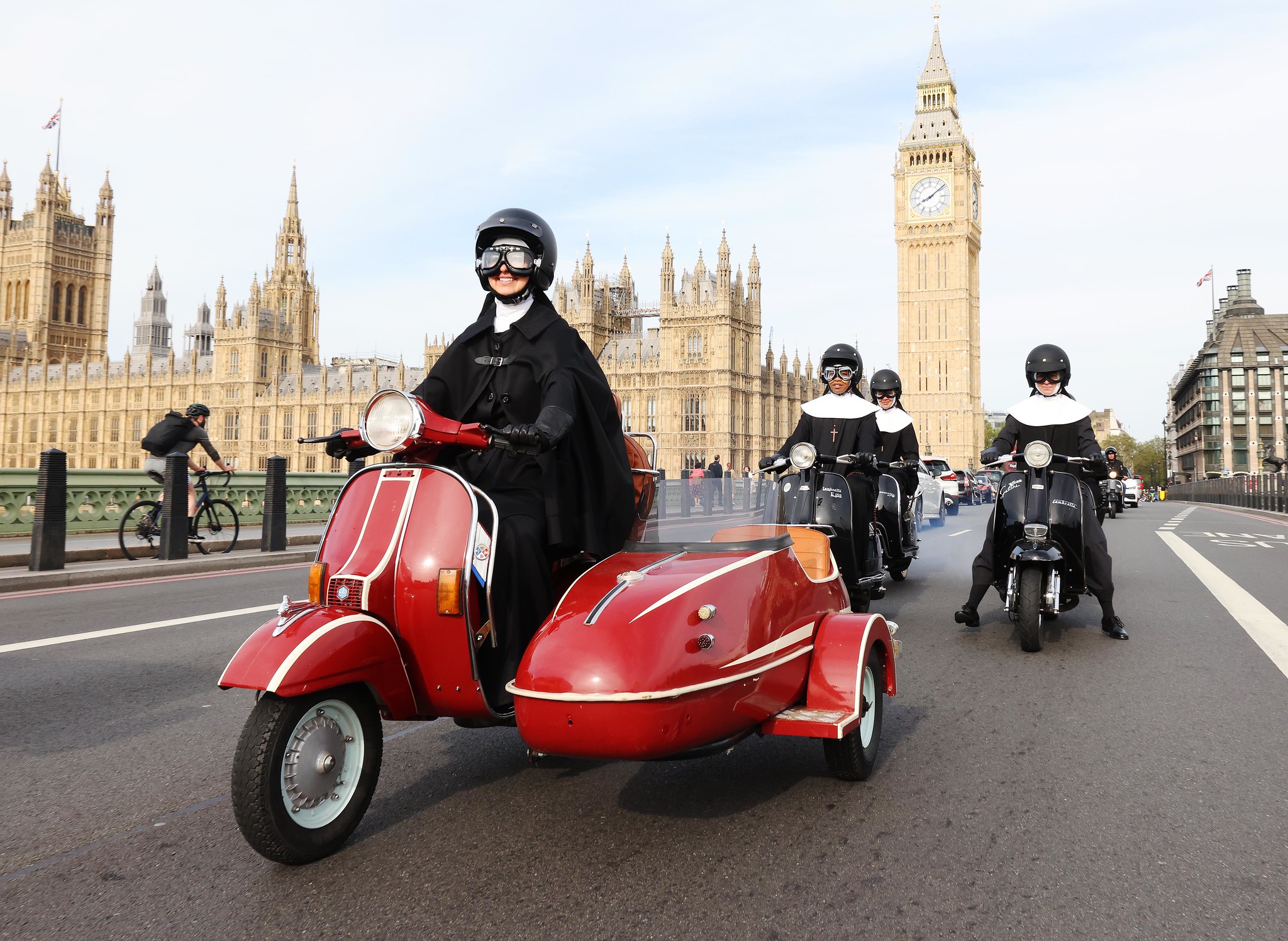 Nuns ride through London to launch Sister Boniface Mysteries S2 ...