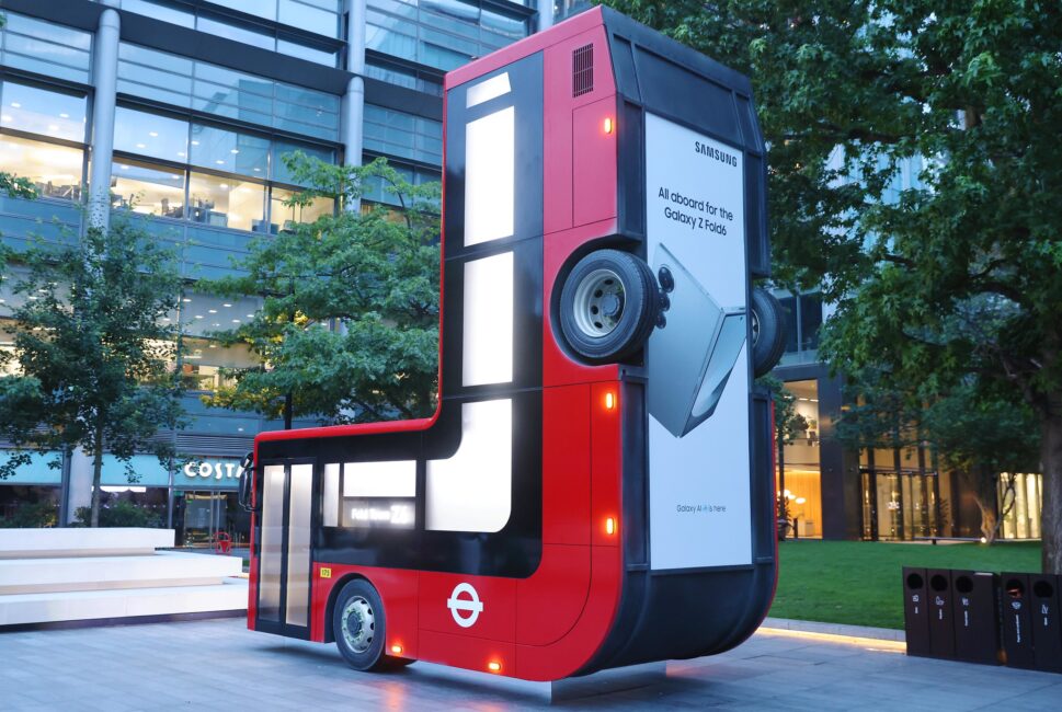Samsung launch public art installation to promote new Galaxy Z Fold6 ...